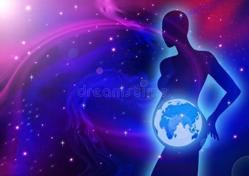 Mutter Erden-Tageslinie Symbole. Linearer Satz. Speichern ...