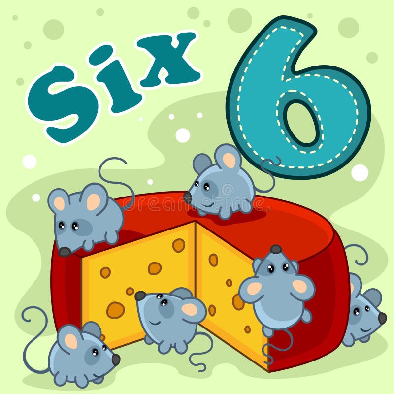 Sechs Stock Illustrationen, Vektoren, & Kliparts - 61,807 Stock ...