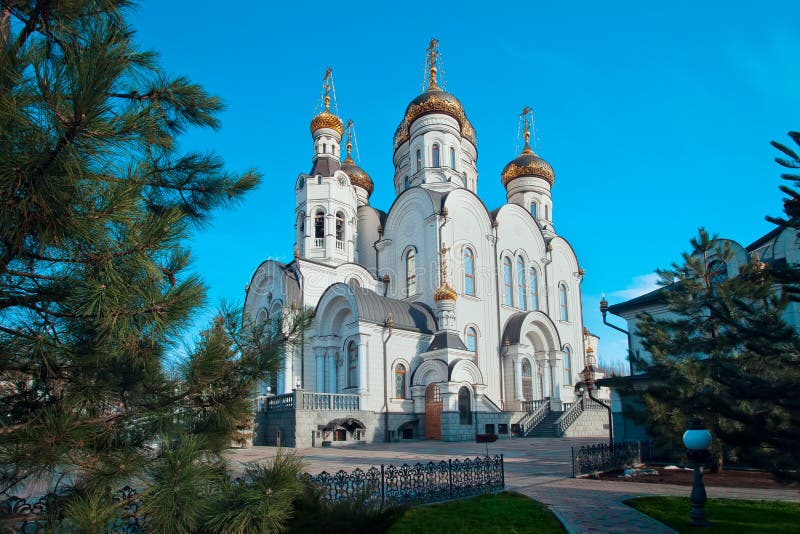 Die Offenbarungs-Kathedrale in Gorlovka, Ukraine Stockbild - Bild von ...