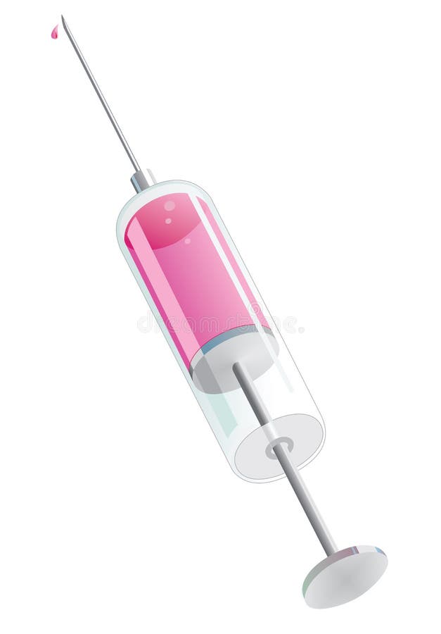Die Spritze stock abbildung. Illustration von hilfsmittel - 48610604