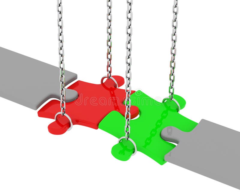 Die Verbindung stock abbildung. Illustration von lösen - 48461020