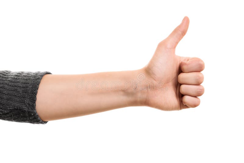 Faust, Die Durch Loch Im Papier Locht Stockbild - Bild von gebrochen ...