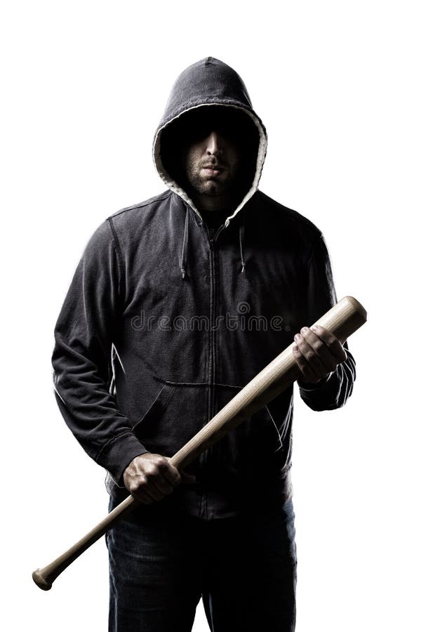 Dieb Auf Einer Dunklen Gasse Stockbild - Bild von furcht, gesicht: 32253087