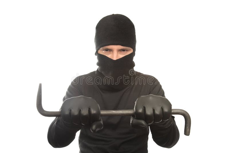 Dief en koevoet stock foto. Image of wreed, kaukasisch - 7010608