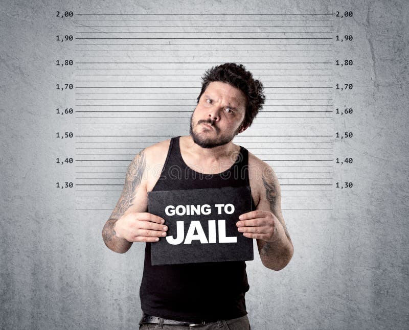 Dief in gevangenis stock foto. Image of kerel, schoon - 132570520