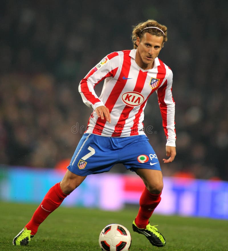 Diego Forlan D'Atletico Madrid Image stock éditorial - Image du espagne ...