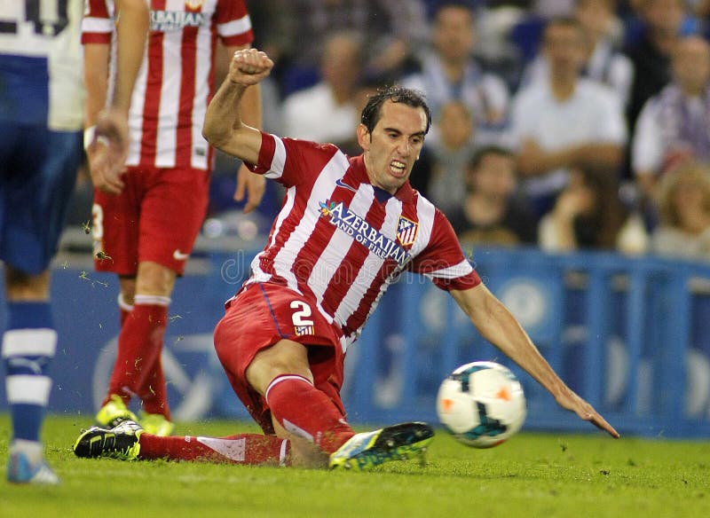 Diego Godín, Do Atlético De Madrid Fotografia Editorial - Imagem de ...
