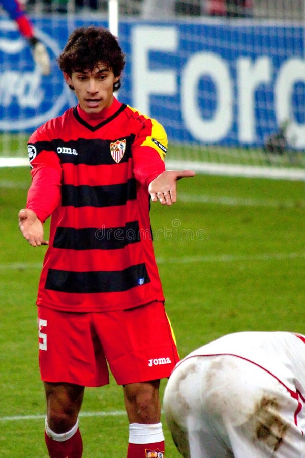 Diego Perotti stands editorial stock image. Image of uefa - 11450999