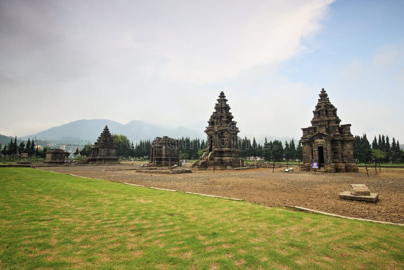 Dieng Highland Hindu Temple Ruins Main Arjuna Complex Stock Photo ...