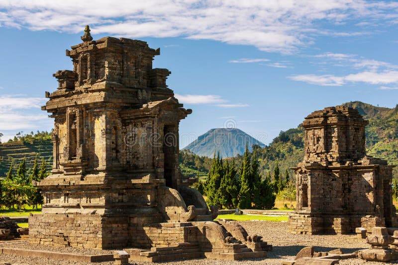 Dieng temple stock image. Image of arjuna, java, rock - 54167227