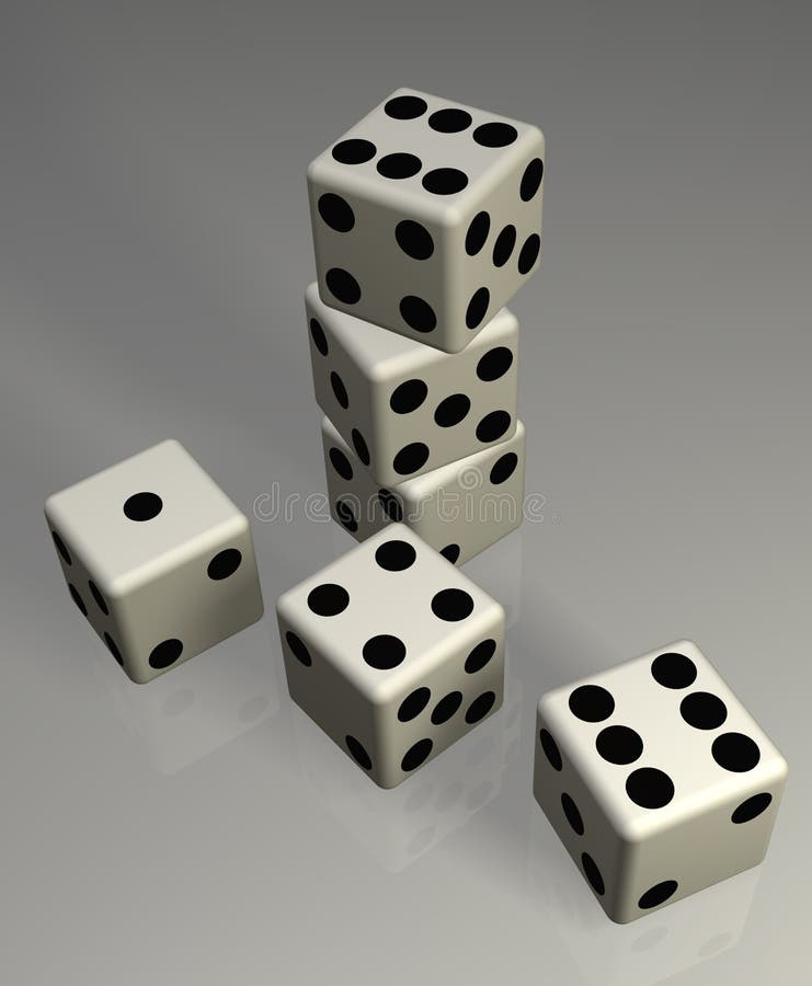 Dies stock illustration. Illustration of product, games - 407524