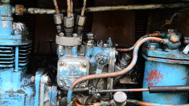 Truck Engine Pistons stock footage. Video of moving - 284800692