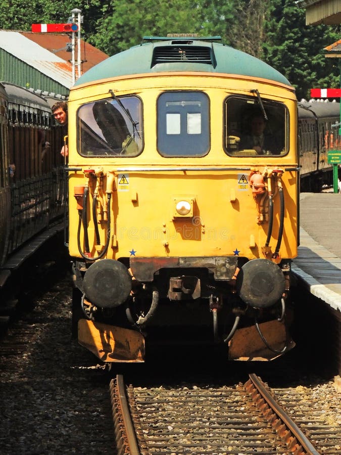 Class 33 Diesel Engine Train on the Bluebell Railway Engl and Editorial ...
