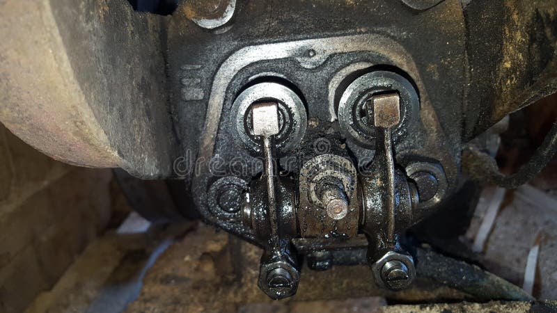 Diesel Engine Cylinder Header Parts Editorial Stock Image - Image of ...