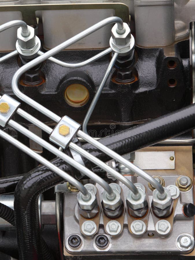 Diesel engine stock image. Image of aluminum, pump, commonrail - 33681665