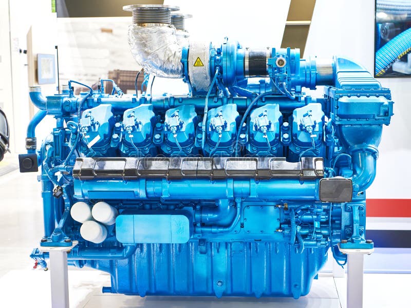 Industrial Diesel Generator Stock Photo - Image of duty, industrial ...