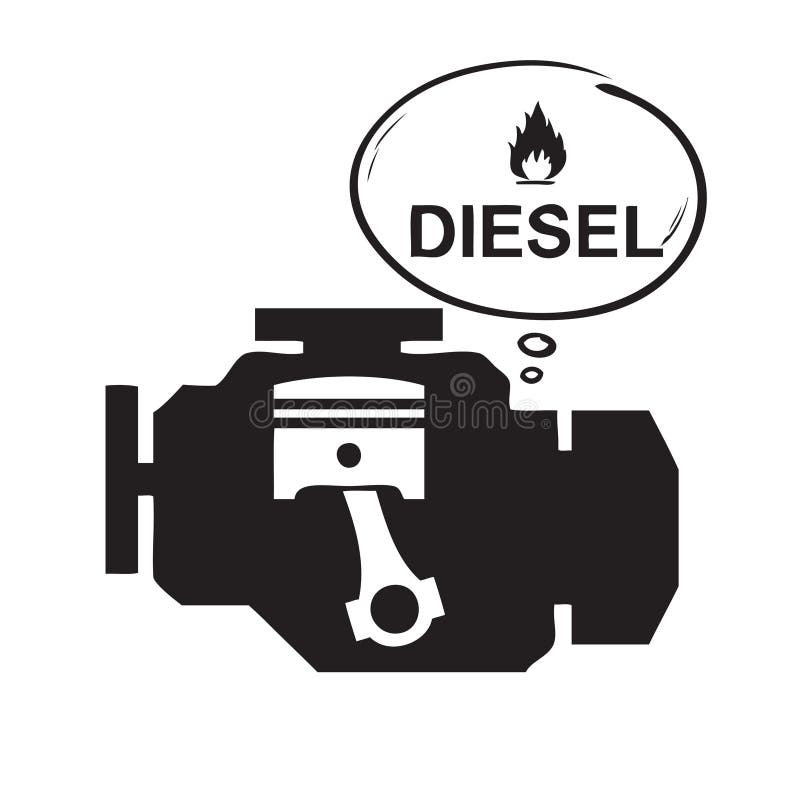Diesel engine stock illustration. Illustration of specialized - 270222761