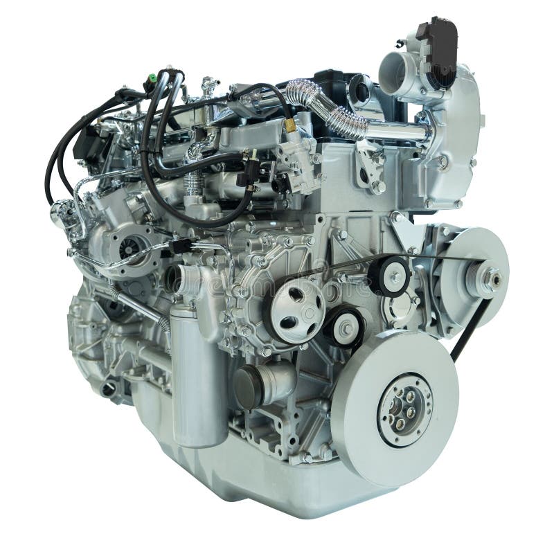 Diesel engine isolated stock image. Image of fuel, technology - 236278321
