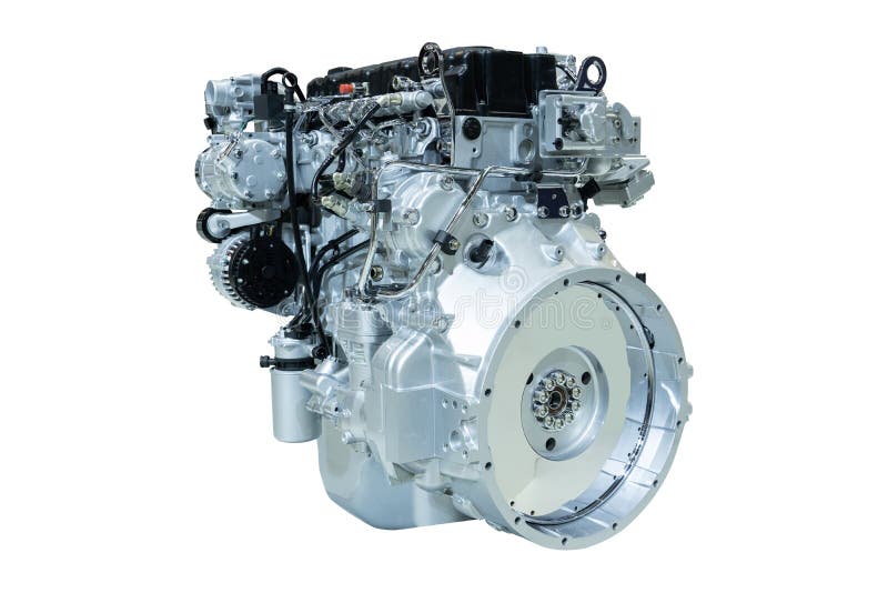 Diesel engine isolated stock image. Image of truck, metal - 231215417