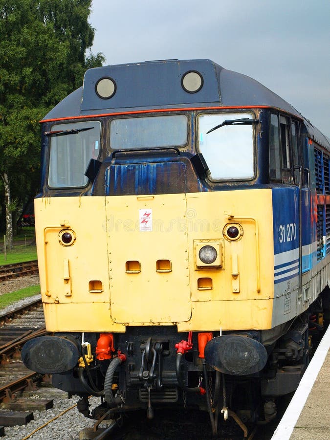 Diesel Train Engine Class 31 England Editorial Stock Photo - Image of ...