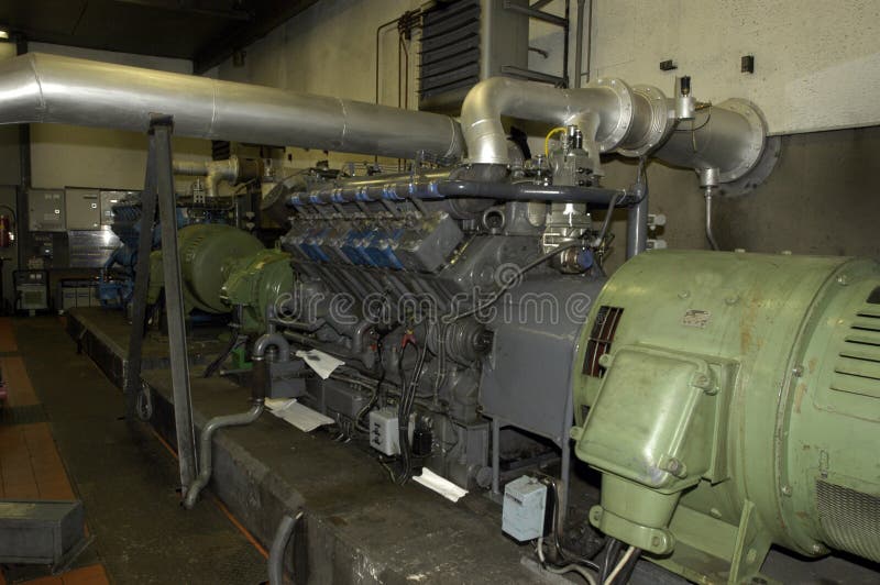 Diesel Engine To Power Vehicles and Machines Stock Image - Image of ...