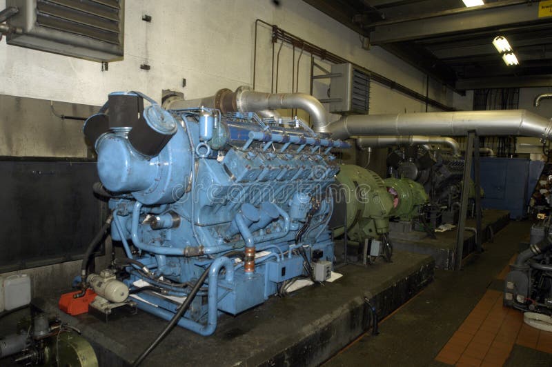 Diesel Engine To Power Vehicles and Machines Stock Image - Image of ...