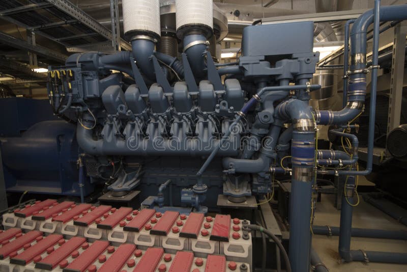 Diesel Engine To Power Vehicles and Machines Stock Image - Image of ...