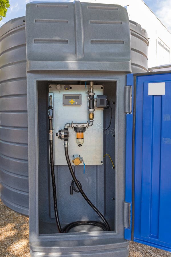 Diesel Fuel Tank Machine stock image. Image of serbia - 276347799