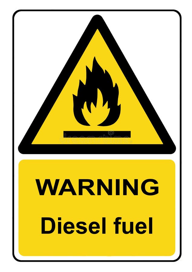 Diesel fuel sign stock vector. Illustration of compulsory - 171995285