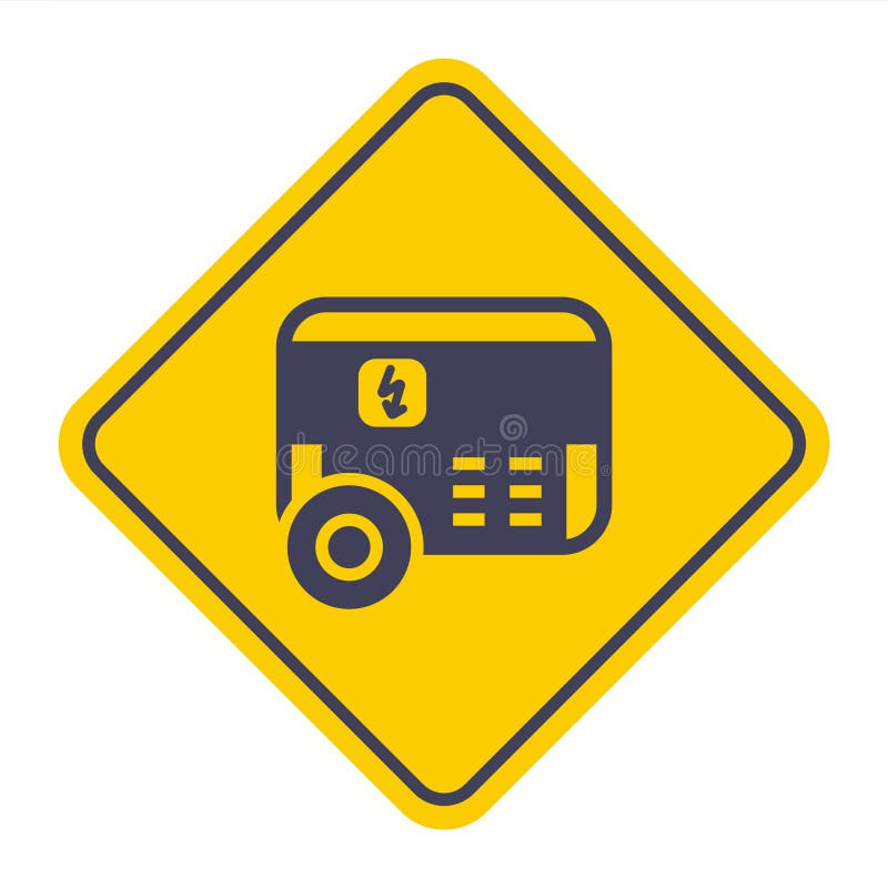 Diesel Generator Black Icon. Stock Illustration - Illustration of motor ...