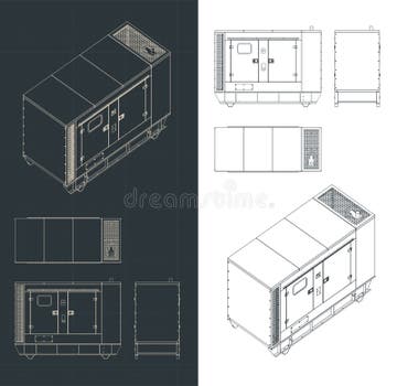 Generator Blueprints Stock Illustrations – 84 Generator Blueprints ...