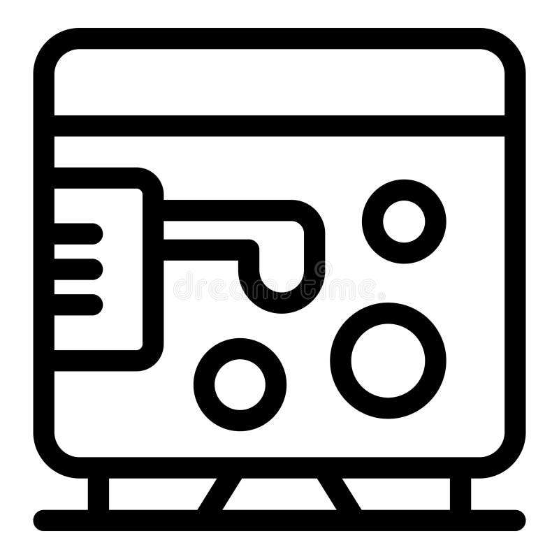 Diesel Generator Converting Mechanical Energy into Electricity Stock ...
