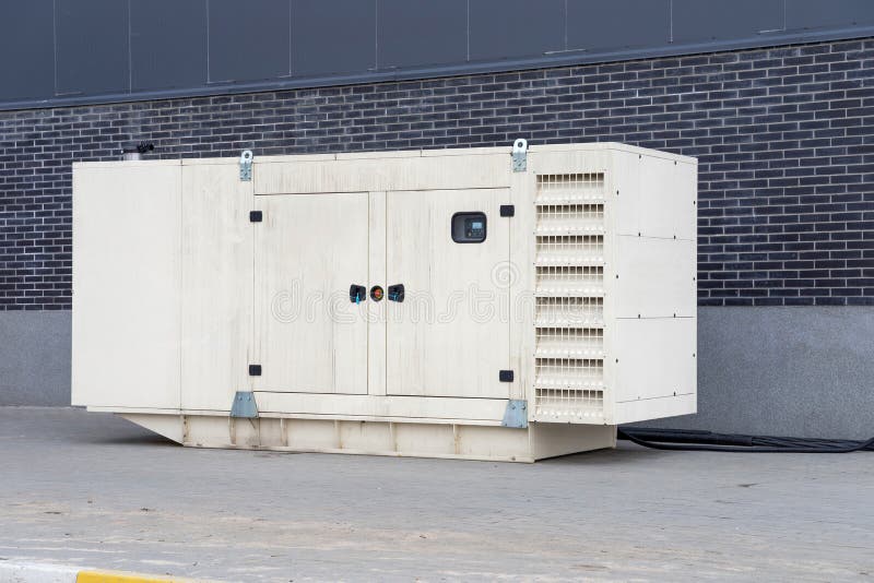Diesel Generator for Emergency Electric Power. Electric Diesel ...