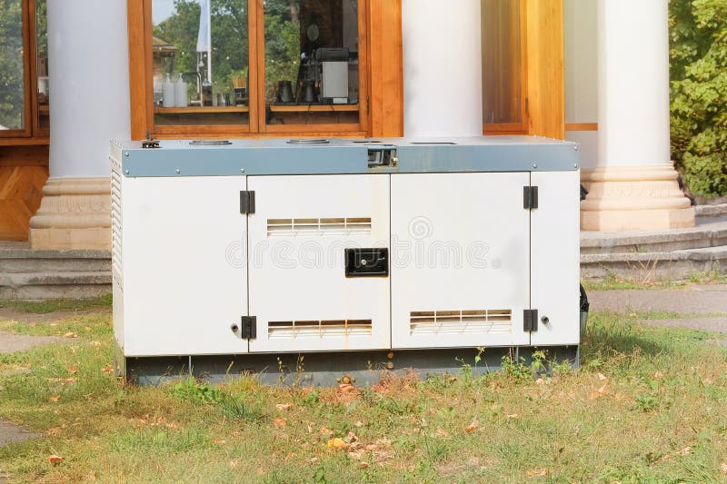 Diesel Generator for Emergency Power Supply. Backup Power Supply of ...