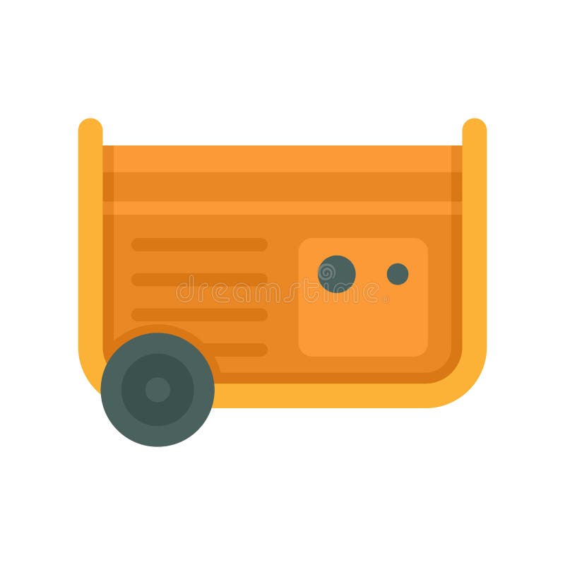 Diesel Generator Icon, Simple Style Stock Vector - Illustration of ...