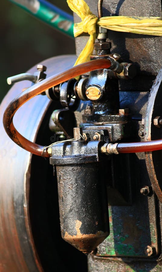 Diesel generator oil pump stock image. Image of metal - 17957077