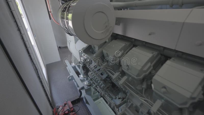 Diesel Generator Set. Modern Industrial Diesel Generator Inside ...