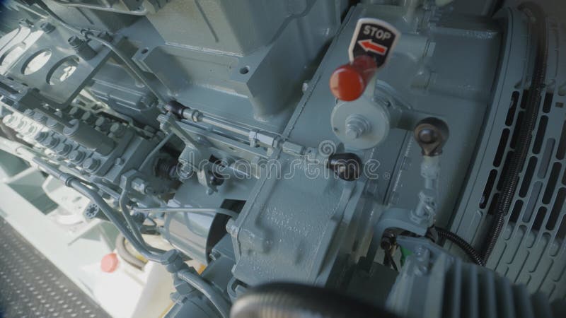 Diesel Generator Set. Modern Industrial Diesel Generator Inside ...