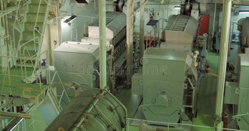 Diesel generators stock video. Video of energy, four - 70588971