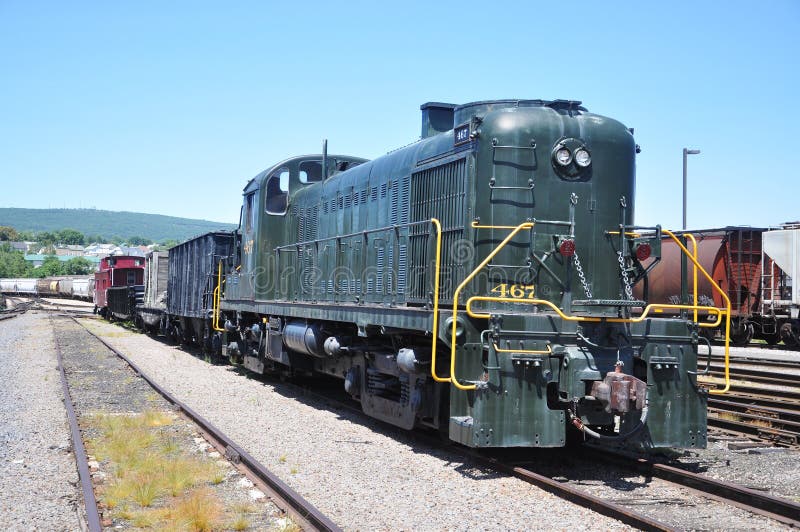 1940 S Electric Diesel Locomotive Train Editorial Stock Image - Image ...