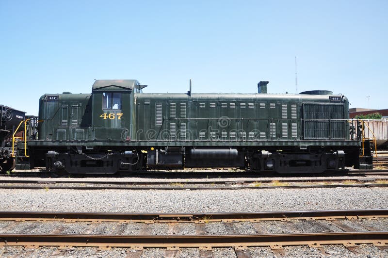 Diesel Locomotive stock photo. Image of industrial, locomotion - 18289332