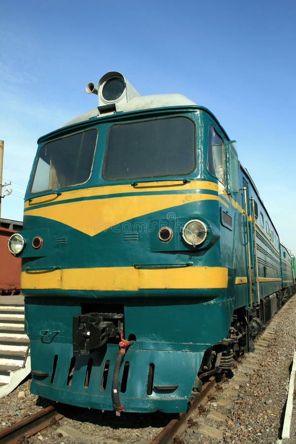 Diesel Locomotive stock image. Image of russia, transportation - 9102095
