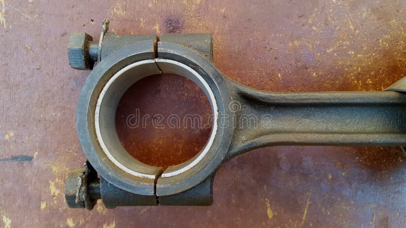 Diesel Piston, the Main Driving Component on the Engine Stock Image ...
