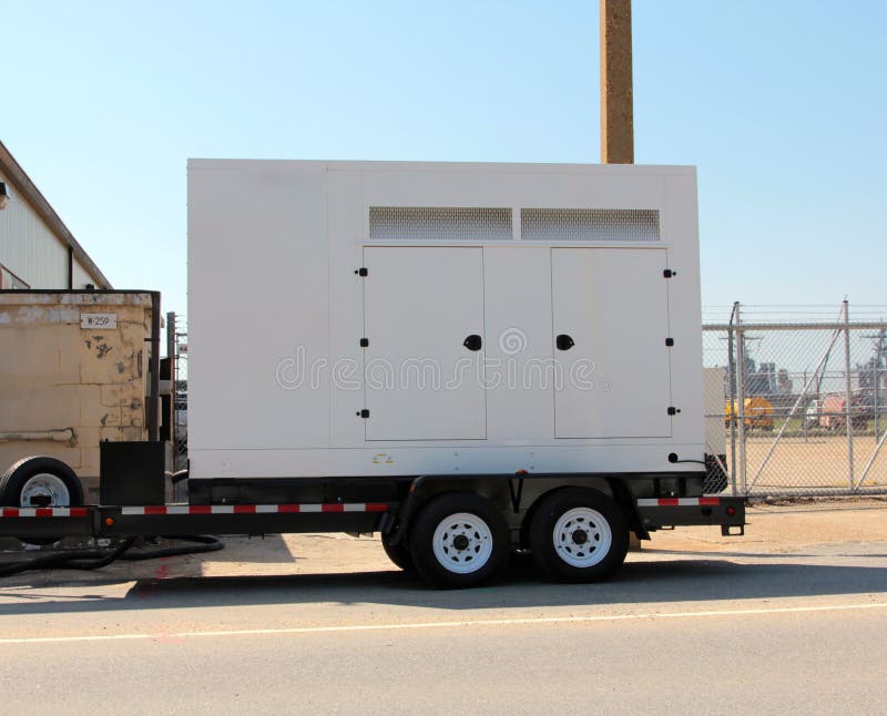 Diesel Powered Generator stock image. Image of heavy - 39710615