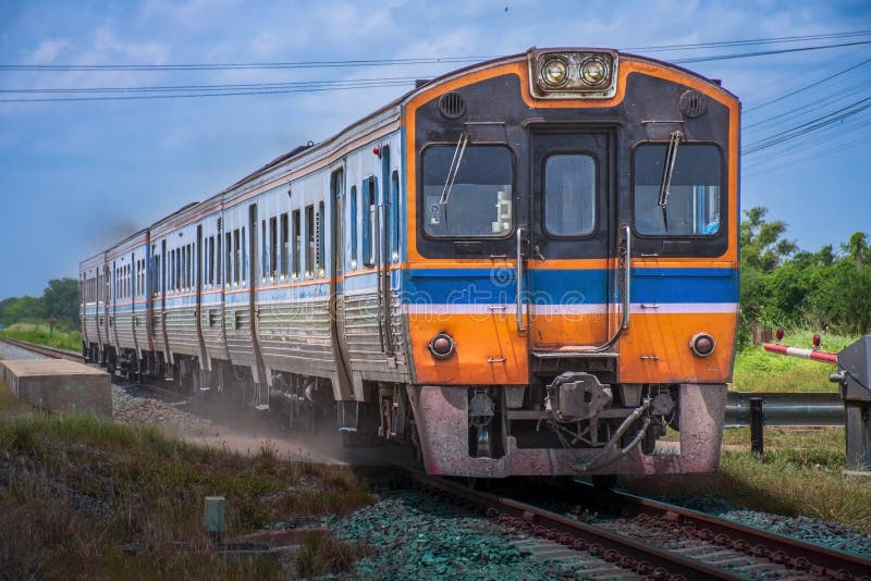 Diesel Railcar Passes Truss Bridge. Stock Image - Image of cargo, metal ...