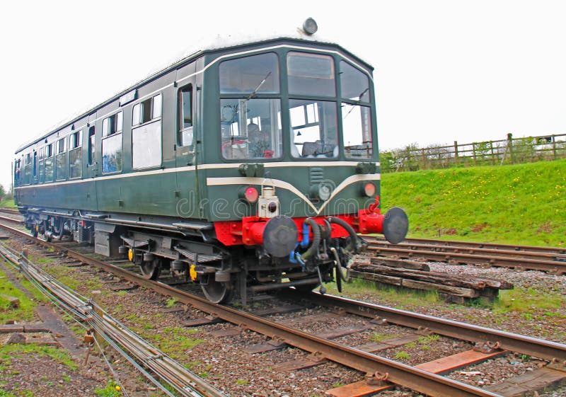 Diesel Railcar Train. editorial stock image. Image of multiple - 327567879
