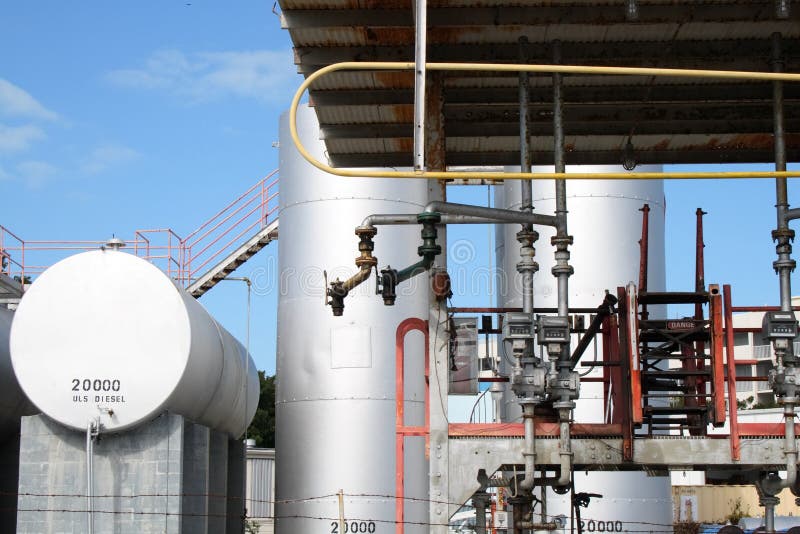 Diesel reserve plant stock photo. Image of environment - 18388792