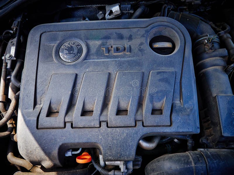 Diesel TDI engine editorial stock photo. Image of injection - 43244428