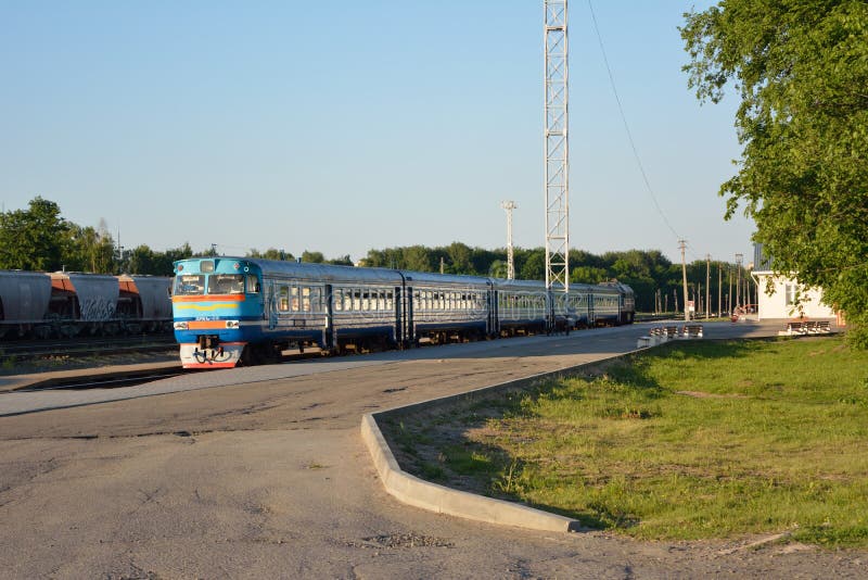 Diesel train editorial image. Image of station, diesel - 55202855