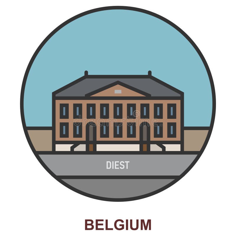 Diest Stock Illustrations – 13 Diest Stock Illustrations, Vectors ...